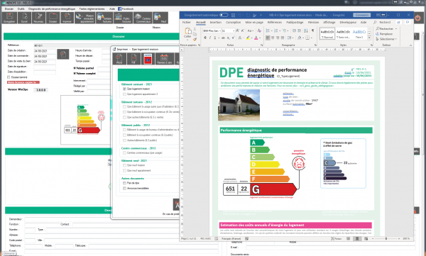 Logiciel de Dpe - WinDpe - OBBC Développement